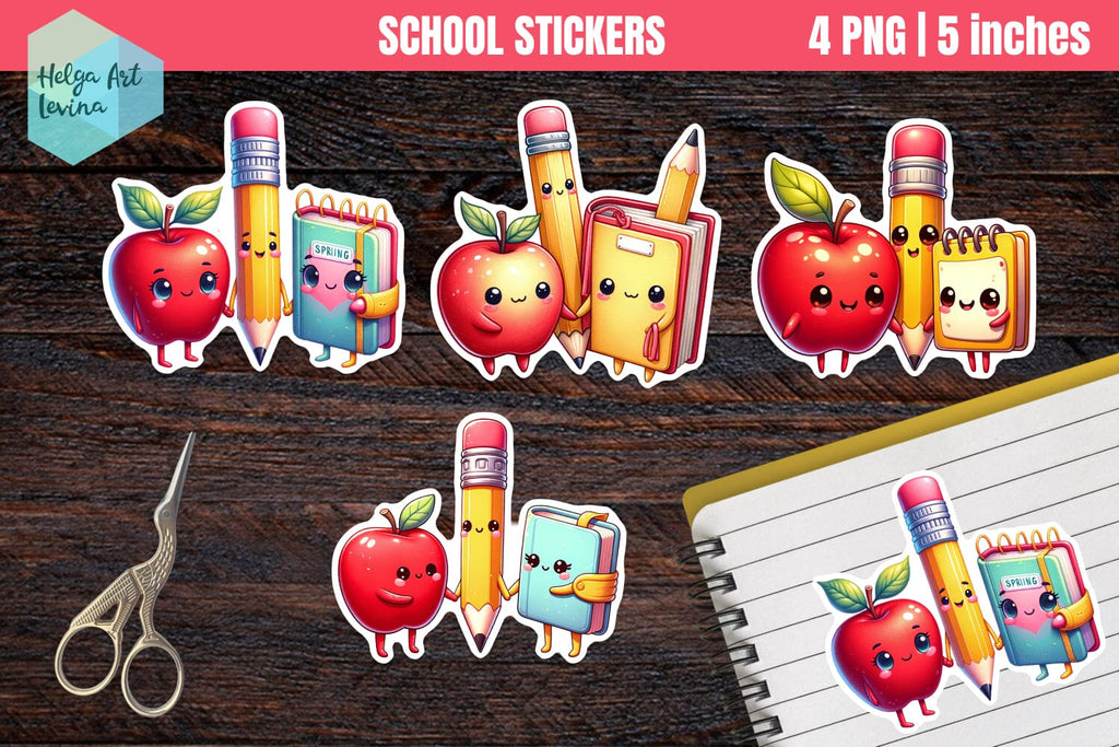 Stickers printable, 100 days of school Stickers - So Fontsy