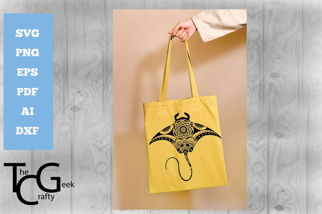 Stingray Mandala SVG - So Fontsy