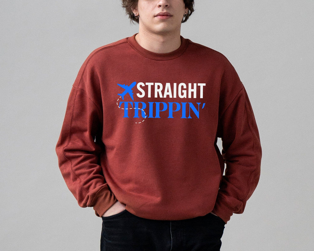 Straight Trippin' Travel Vector T-shirt Design in Ai Svg Png Files ...