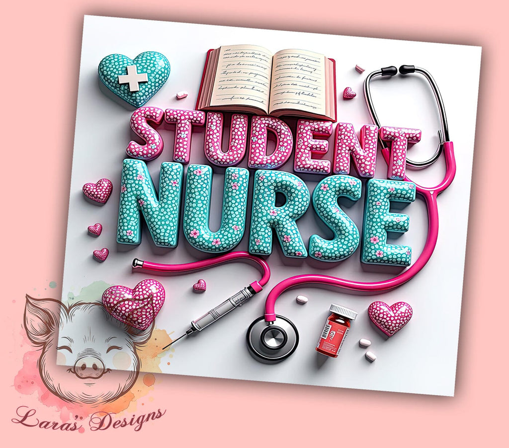 Student Nurse Life 20oz Tumbler, Nursing Student Gift, 20oz Tumbler ...