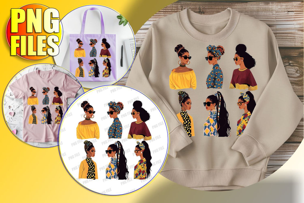 Sublimation Art: African Woman Design - So Fontsy