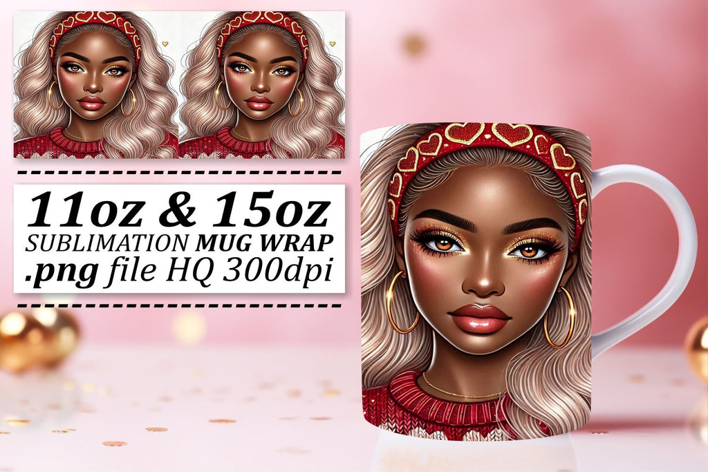 Sublimation-ready designs, ideal for any project! , Love Girl - So Fontsy