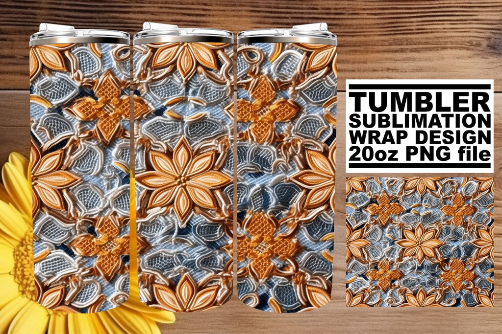 Sublime 3D Abstract Patterns: Tumbler Wrap Magic - So Fontsy