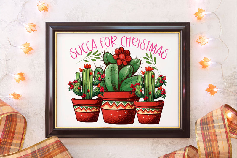 Succa for christmas png design - So Fontsy