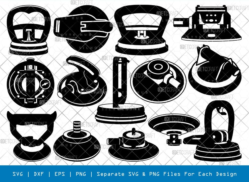 Suction Cup Svg Cricut Cut Files Png Bundle, SB01120 - So Fontsy
