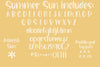 Summer Sun Handwritten font, Planner Fonts, Summer Fonts - So Fontsy