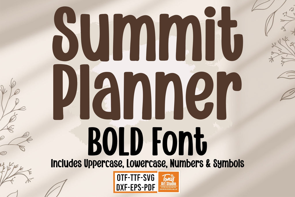 Summit Planner Font Bundle | Modern Serif Font Duo | 5 Styles Regular, - So Fontsy
