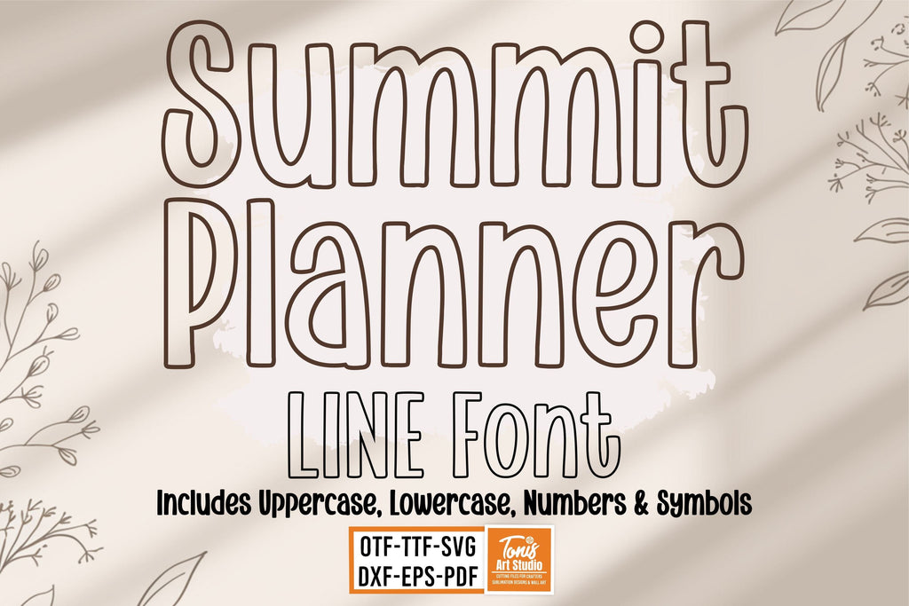 Summit Planner Font Bundle | Modern Serif Font Duo | 5 Styles Regular ...