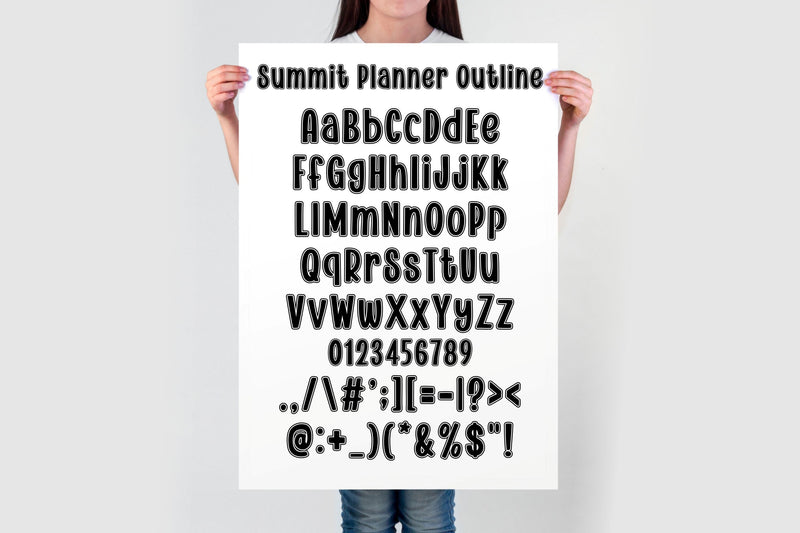 Summit Planner Font Bundle | Modern Serif Font Duo | 5 Styles Regular ...