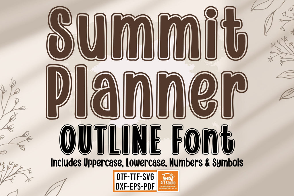 Summit Planner Font Bundle | Modern Serif Font Duo | 5 Styles Regular ...