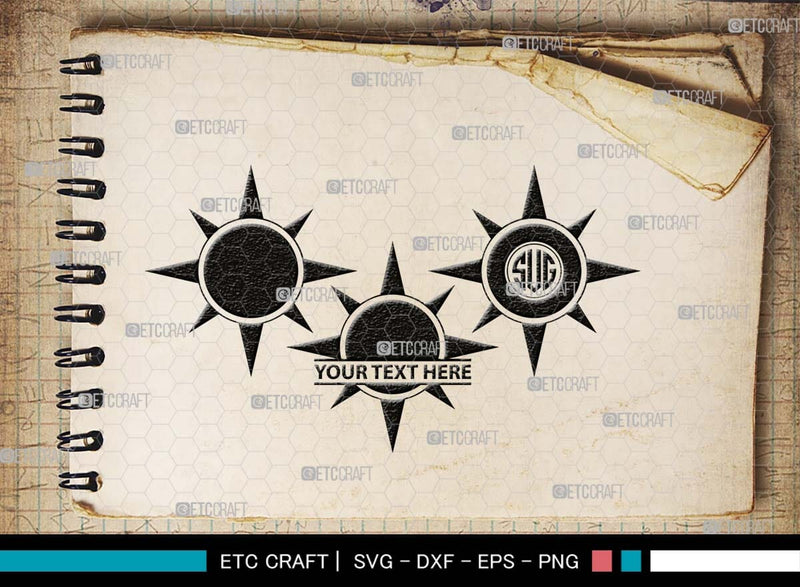 Sun Monogram, Sun Silhouette, Sun SVG, Sunshine Svg, Sun Light Svg ...