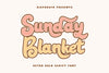Sunday Blanket - Retro Script Font - So Fontsy