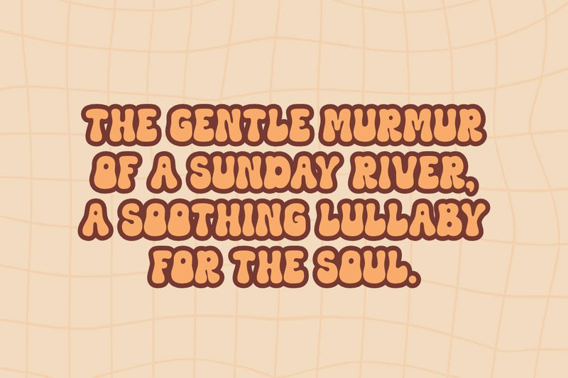 Sunday River - Cute Groovy - So Fontsy
