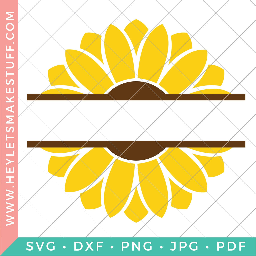 Sunflower Monogram SVG 2 - So Fontsy