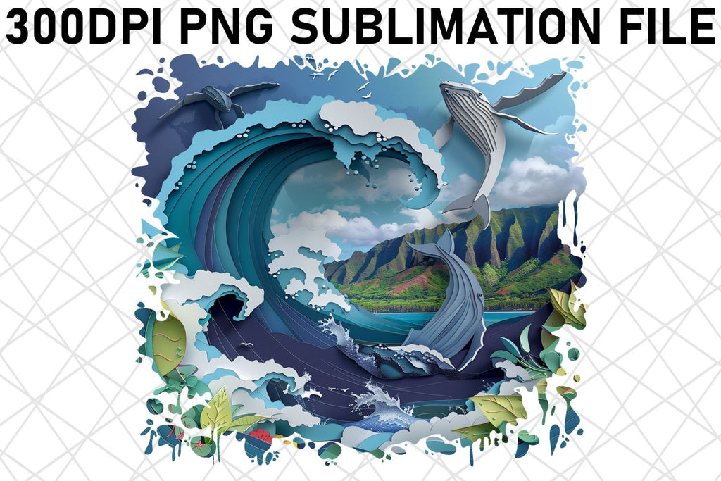 Sunset Sunrise Sunbeam Sublimation Pattern - So Fontsy