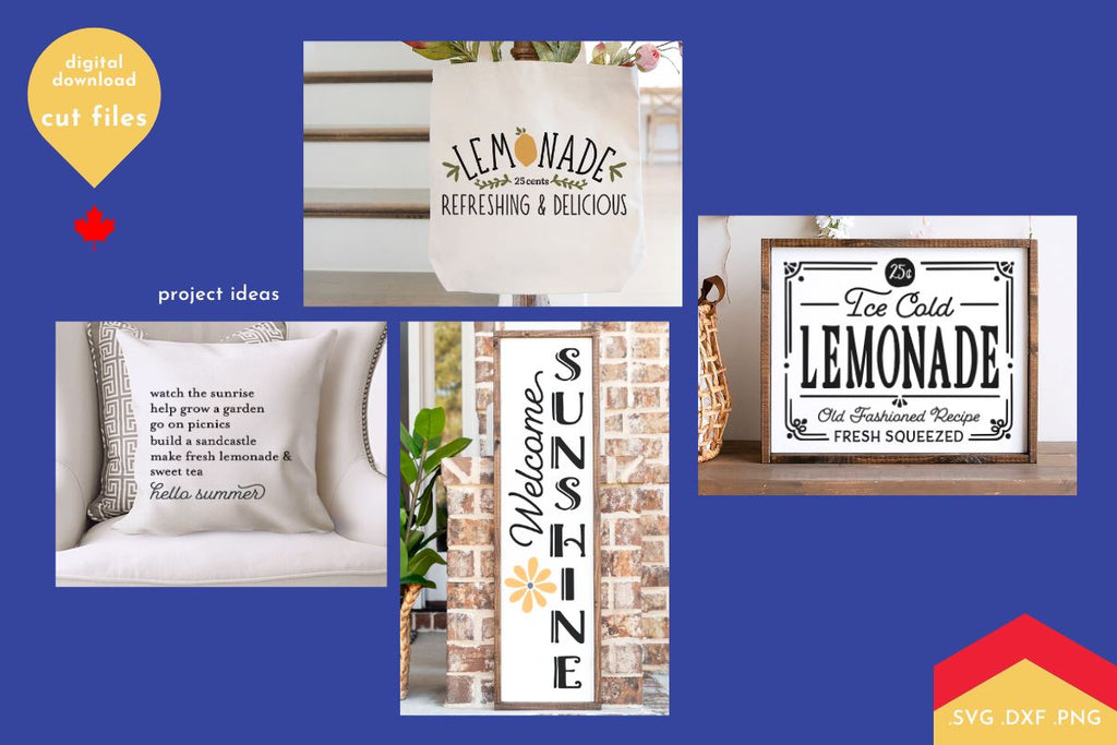 Sunshine Quotes SVG Bundle: Summer Crafting Cut File Designs for DIY ...