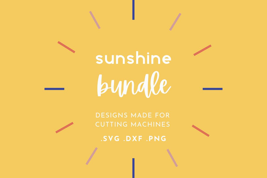 Sunshine Quotes SVG Bundle: Summer Crafting Cut File Designs for DIY ...