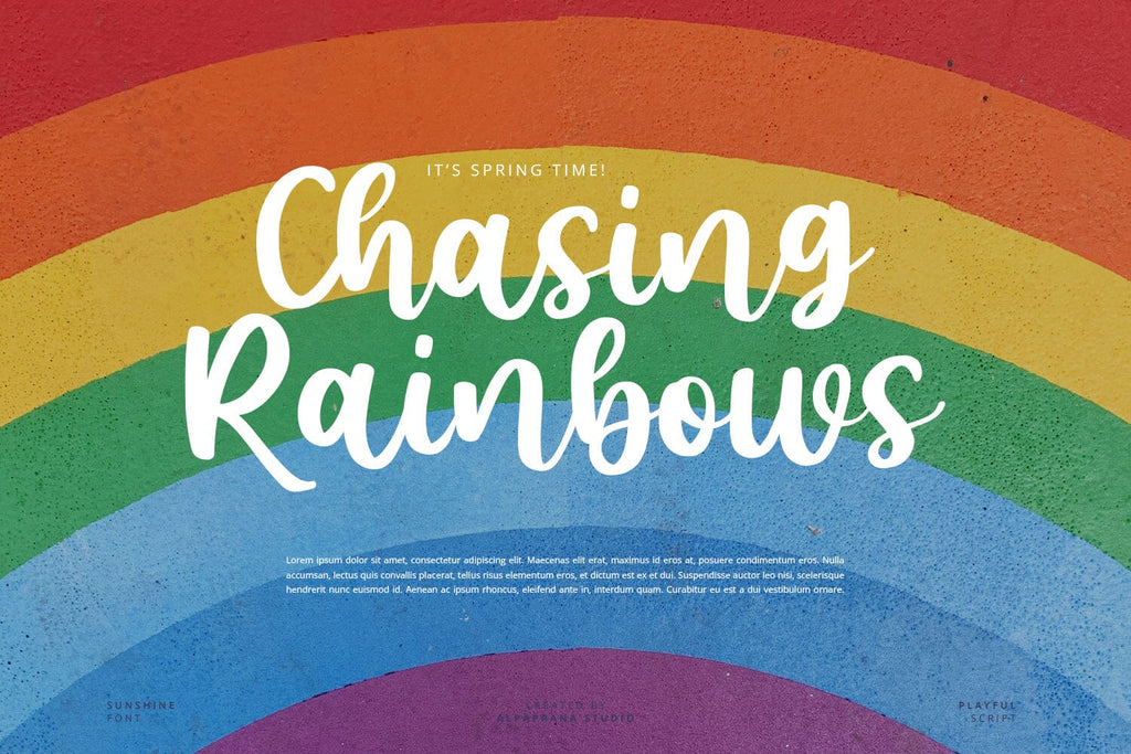 Sunshine - Script Font - So Fontsy