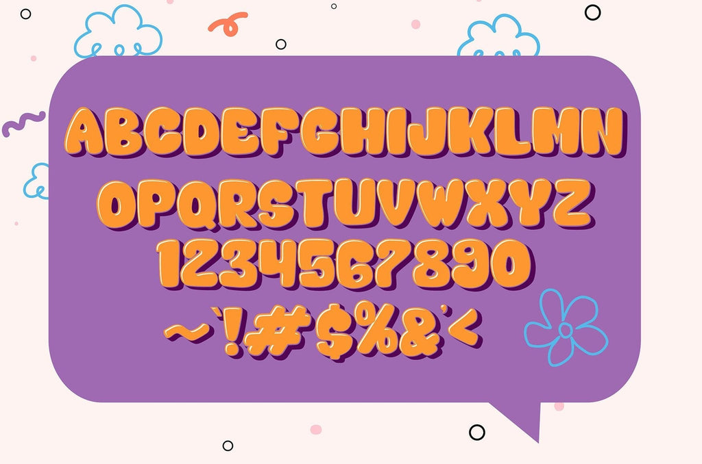 Super Little - A Fun Display Font With Shadow Decoration - So Fontsy