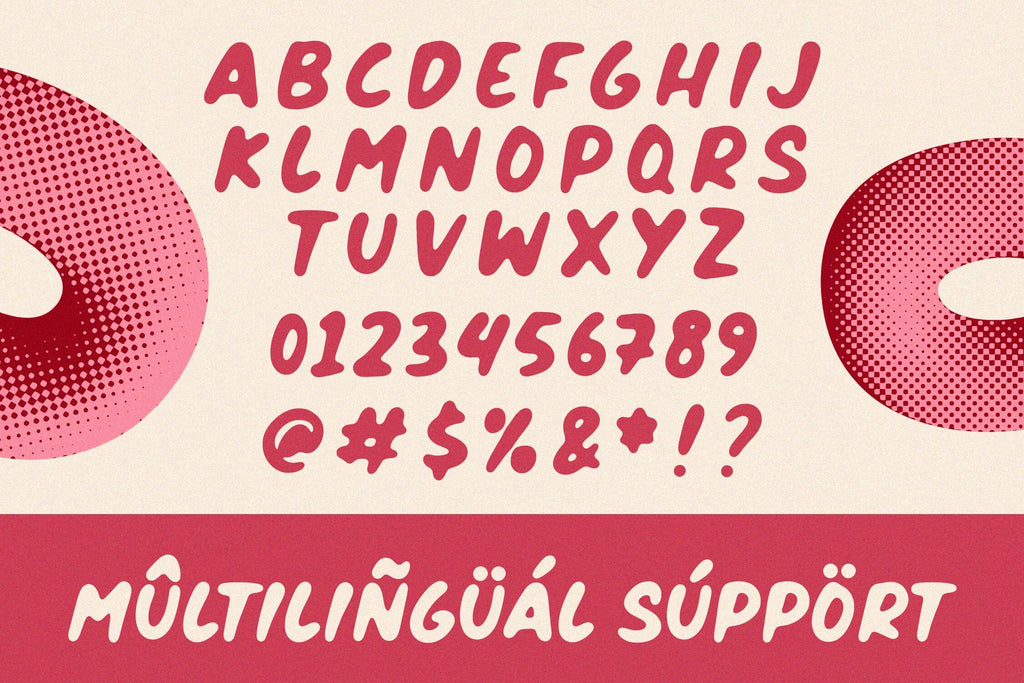 Supreme Donuts - Playful Display Font - So Fontsy
