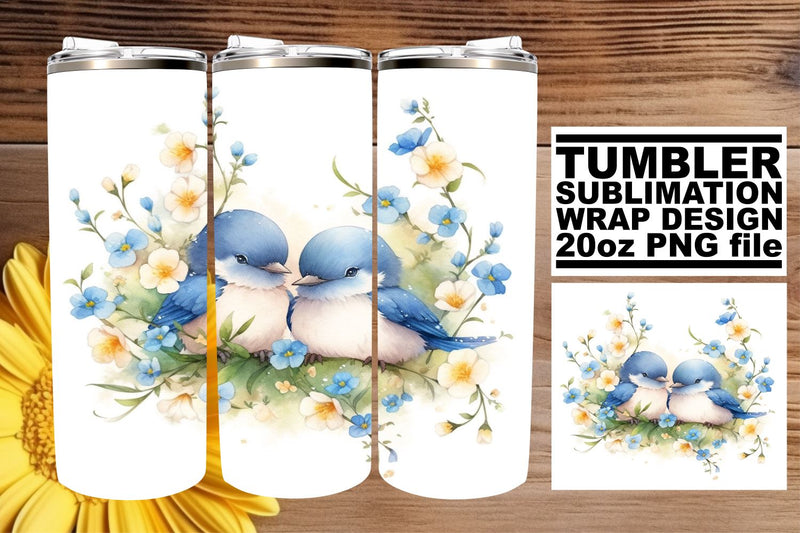 Sweet Feathered Friends Sublimation Design - So Fontsy