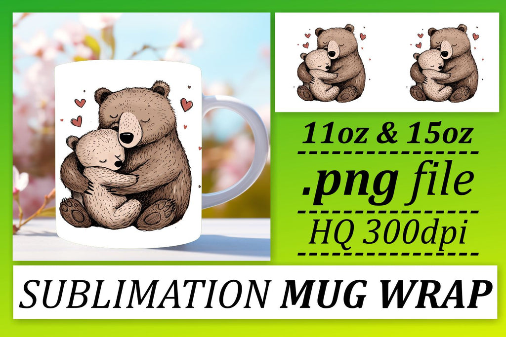 Sweet Mama Bear Love Mug Wonderland - So Fontsy