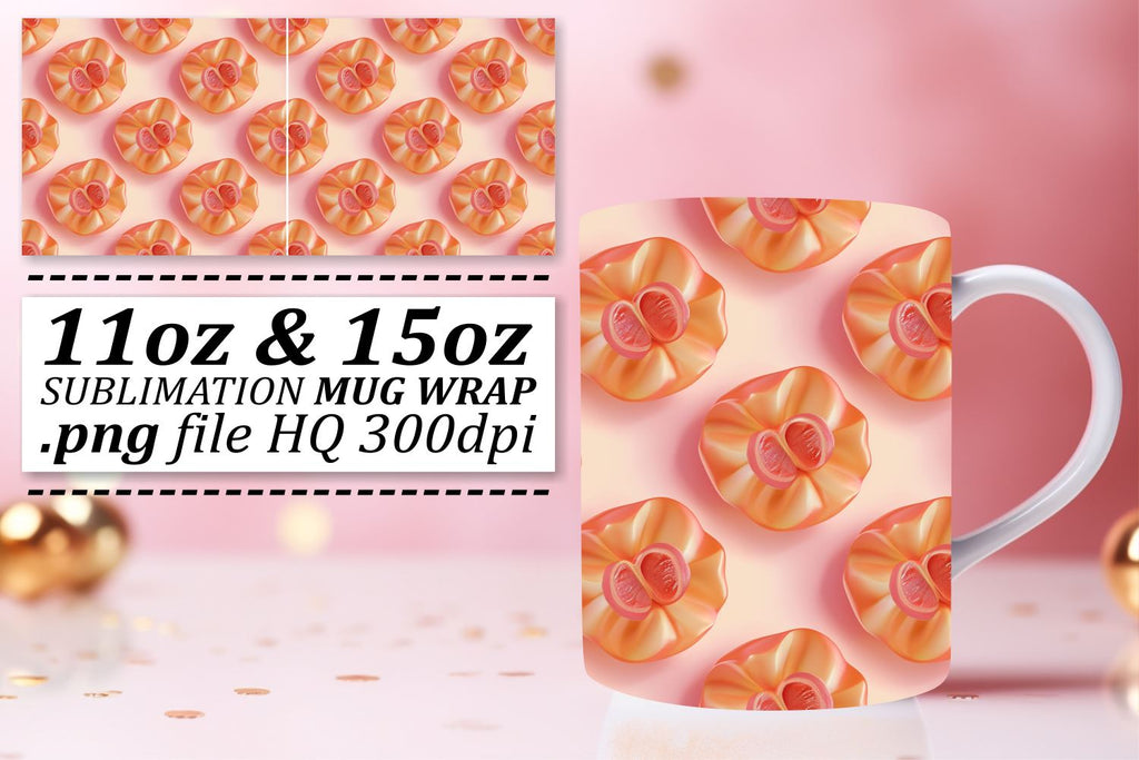 Sweet Mango Mug Art: Sublimated Fruit Fun - So Fontsy