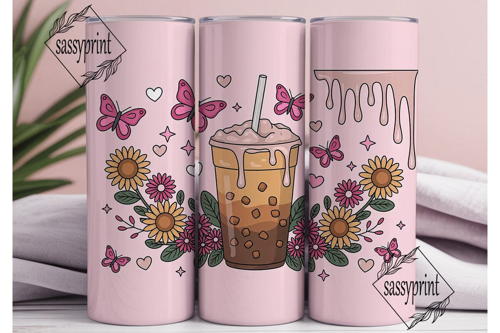 Sweet Tea Addict 20oz Tumbler Wrap - So Fontsy