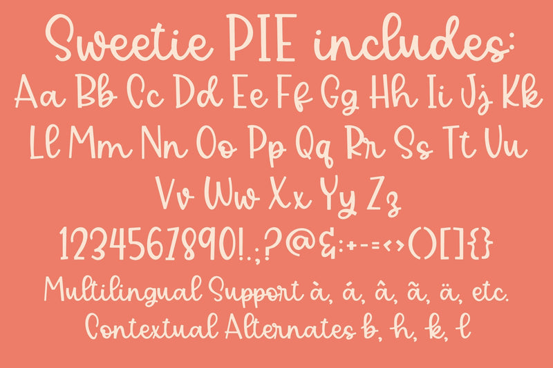 Sweetie Pie, Cute Handwritten Font, Cursive Handwriting for Cricut - So ...