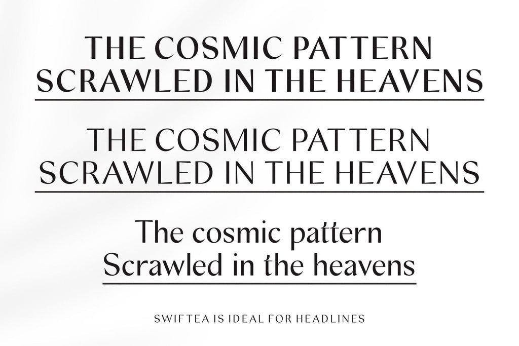 Swiftea – Clean Sans Serif Font - So Fontsy