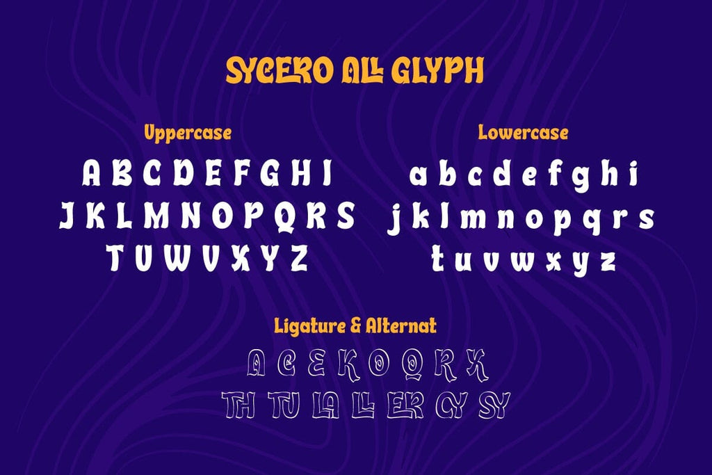 Sycero - Game Display Font - So Fontsy