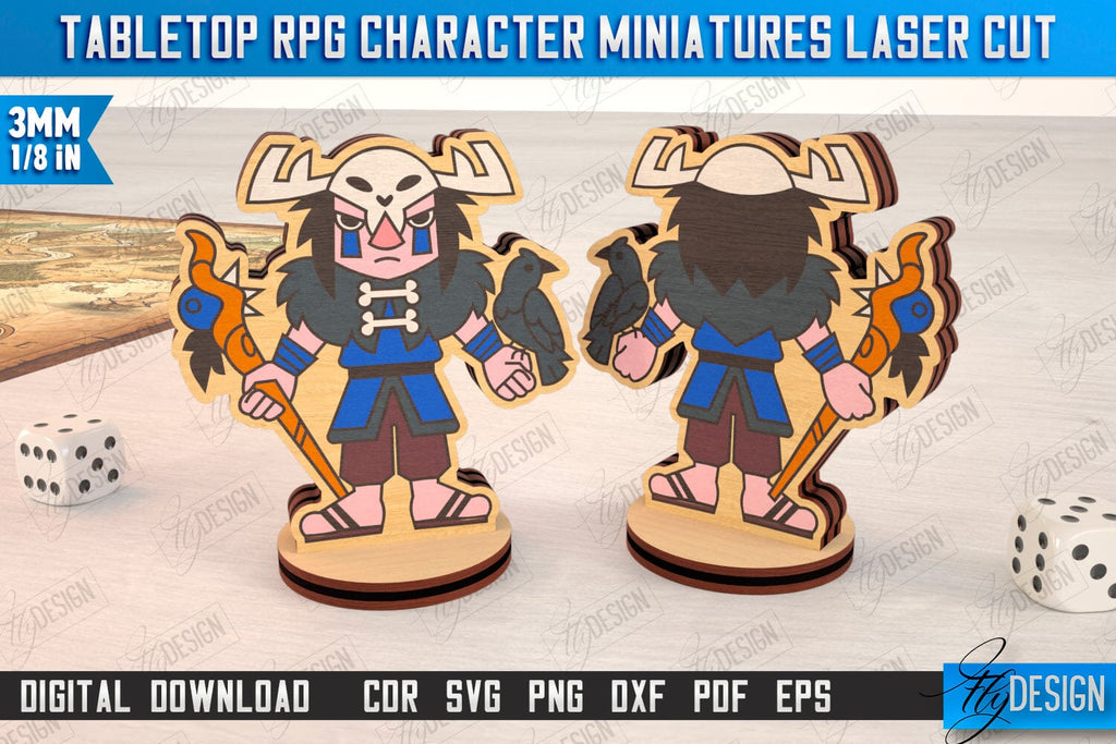 Tabletop RPG Character Miniatures | Fantasy DND | Role Playing ...