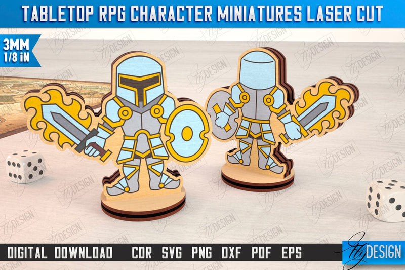 Tabletop RPG Character Miniatures | Fantasy DND | Role Playing ...