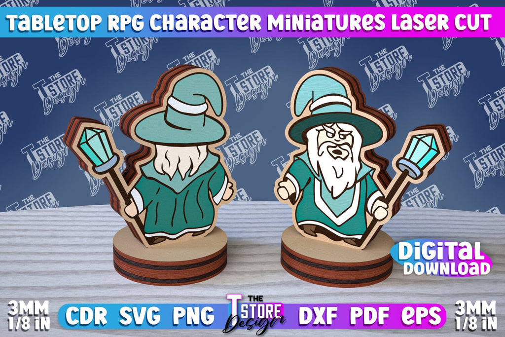 Tabletop RPG Character Miniatures | Fantasy DND | Role Playing ...