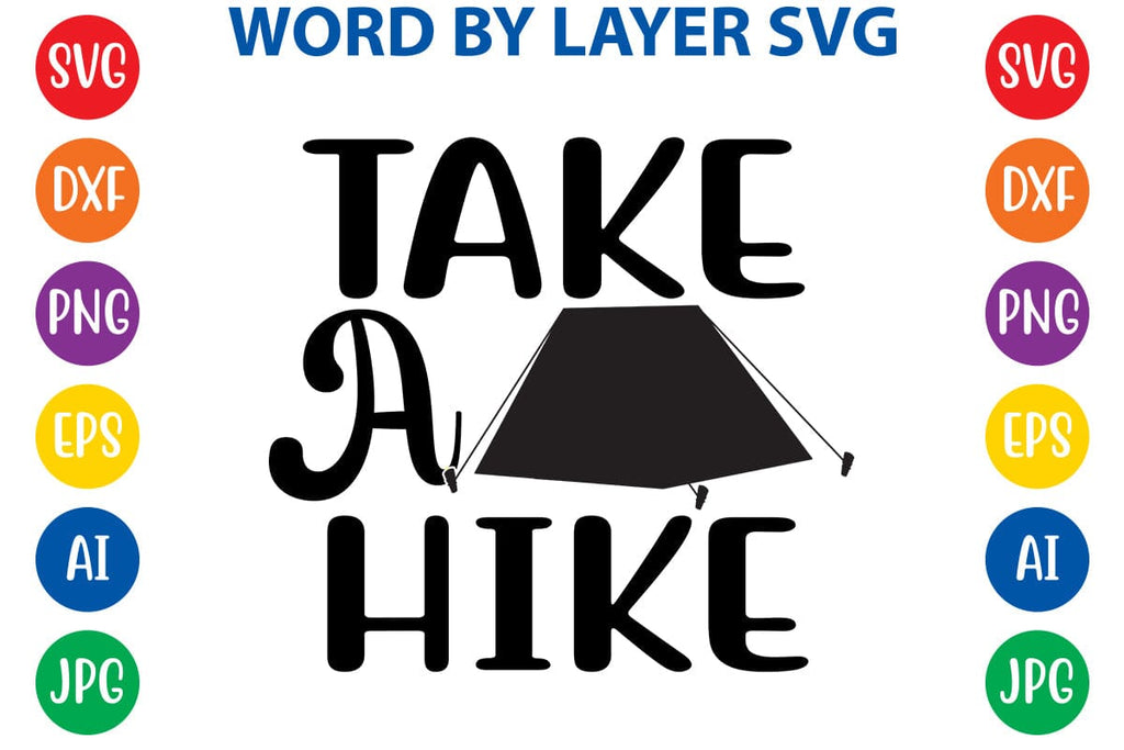 Take a hike svg design - So Fontsy
