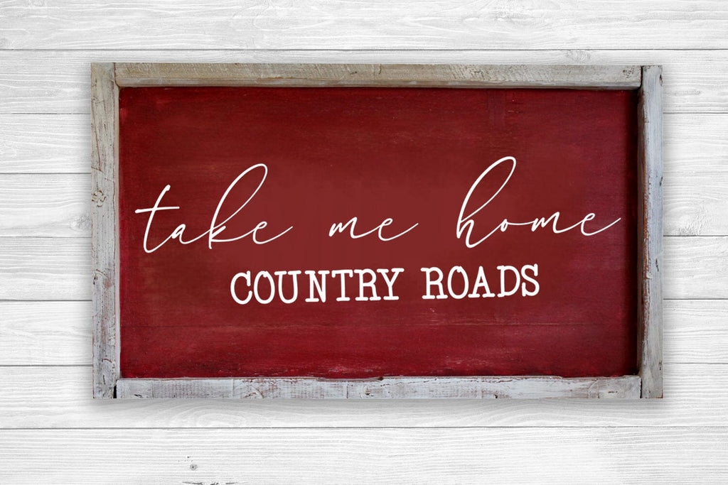 Take Me Home SVG I Country Signs Home Decor SVG I Farm SVG - So Fontsy