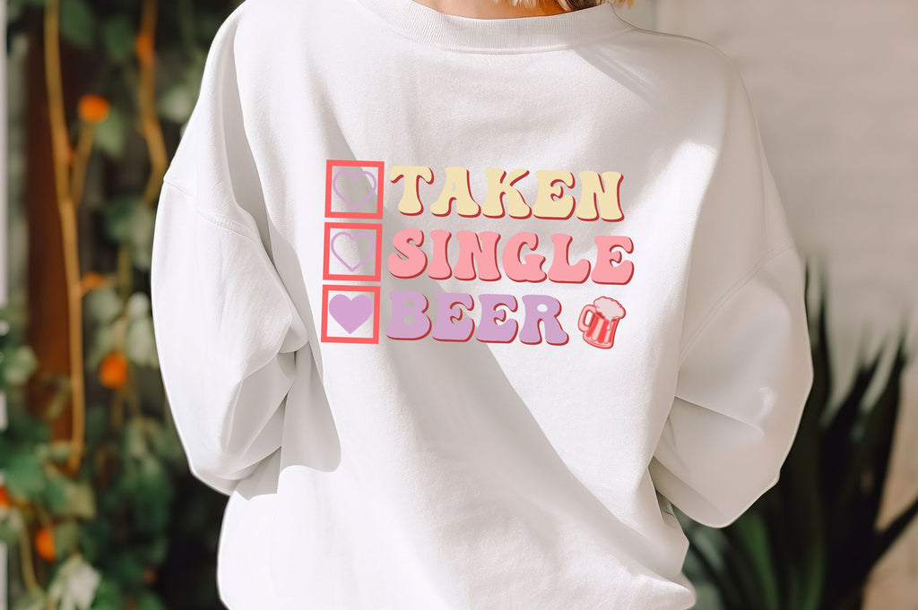 Taken Single Beer SVG Design - So Fontsy