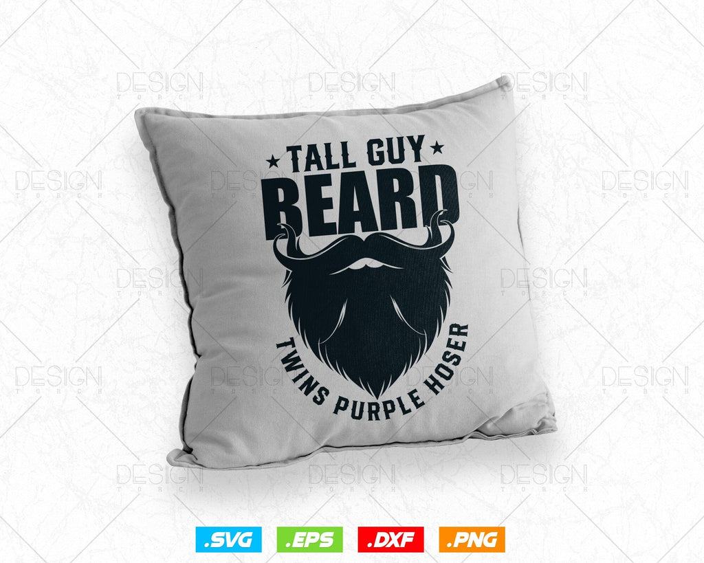 Tall Guy Beard Twins Purple Hoser Svg Png, Perfect for kids dude, Svg ...