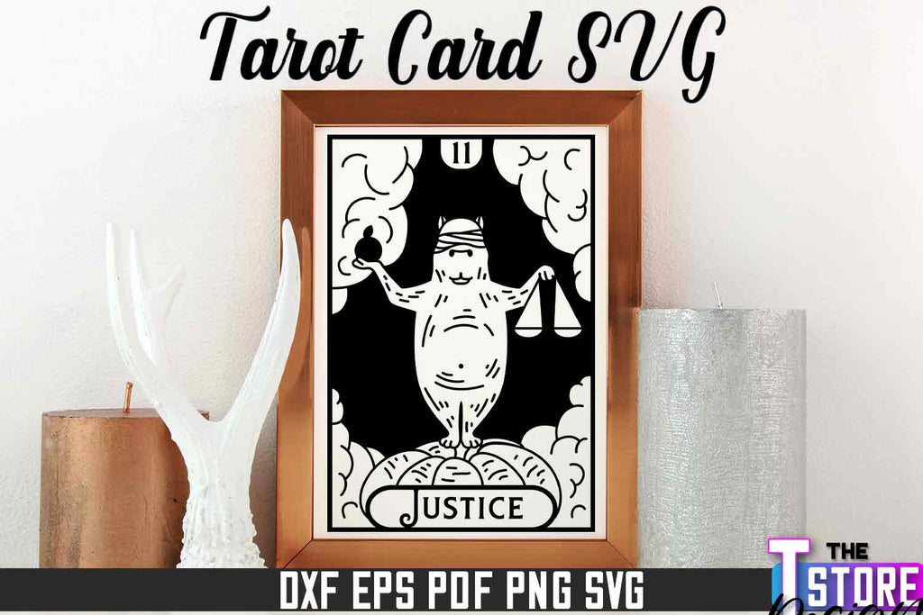 Tarot Card Laser Cut | Tarot Card Design | CNC File - So Fontsy