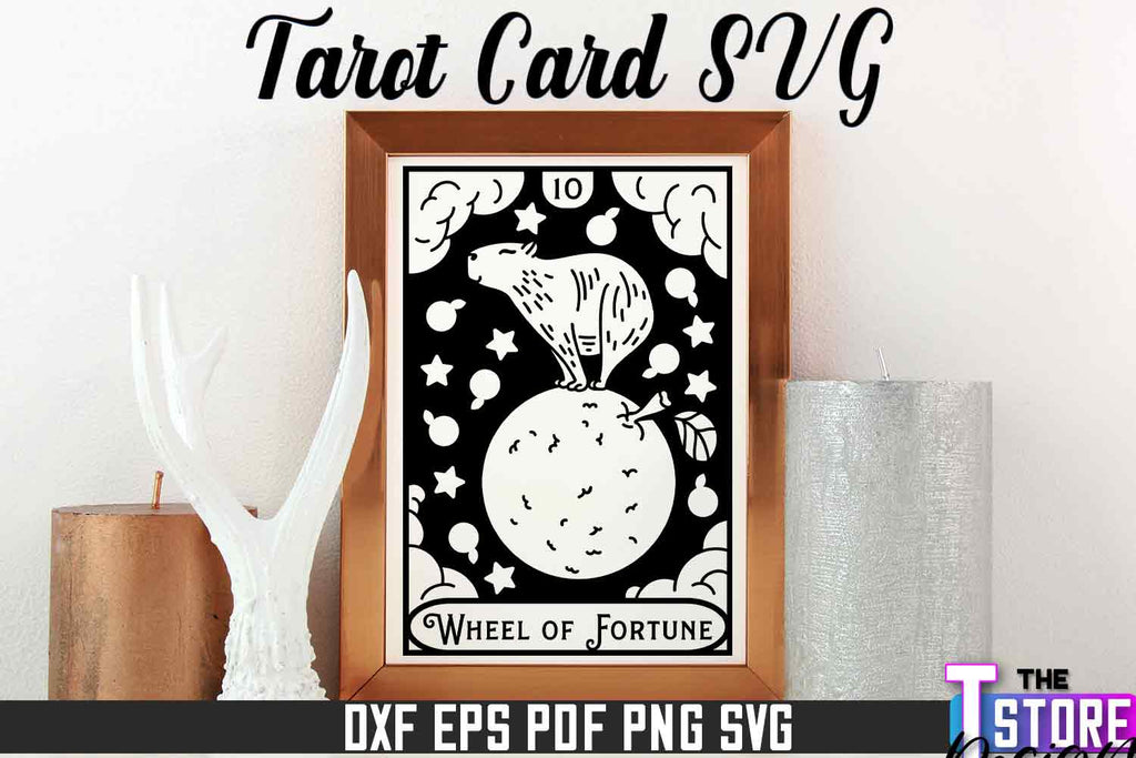 Tarot Card Laser Cut | Tarot Card Design | CNC File - So Fontsy