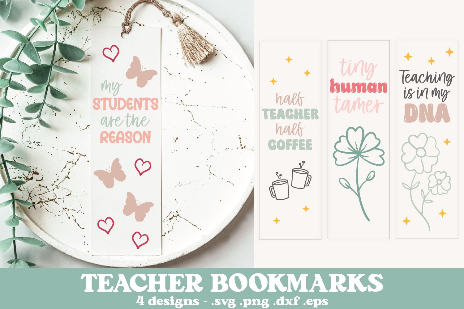 Teacher Bookmarks - So Fontsy