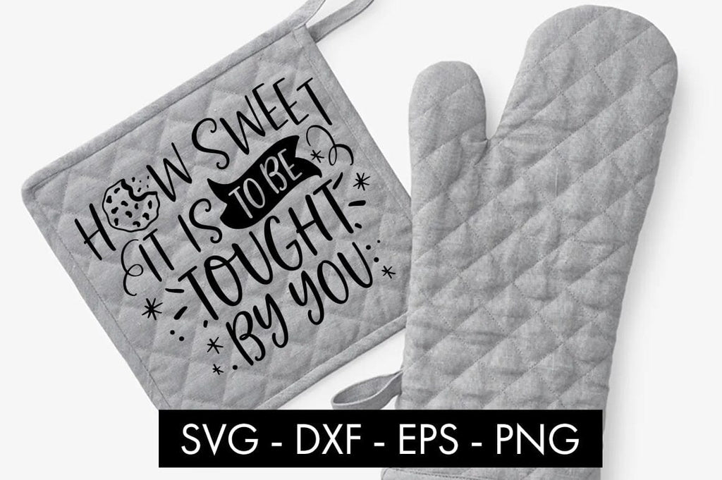 Teacher Pot Holder Oven Mitten SVG Bundle - So Fontsy