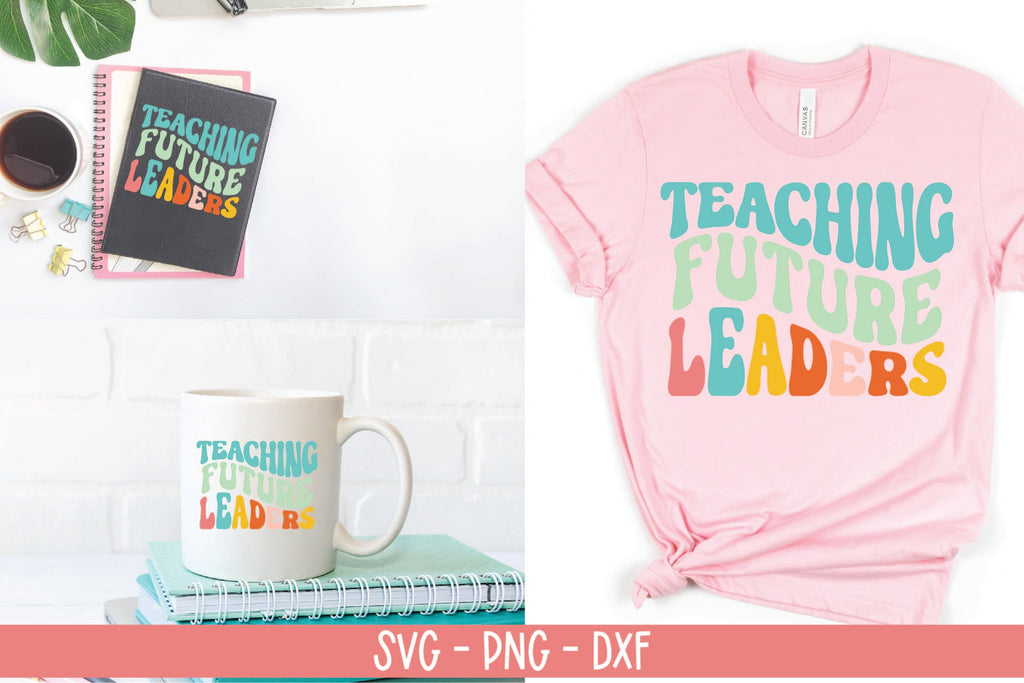 Teaching Future Leaders SVG-Retro Teacher SVG - So Fontsy