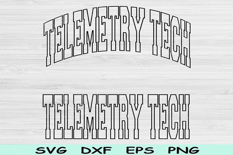 Telemetry Tech Svg Dxf Png Eps Cut Files, Telemetry Technician Svg ...