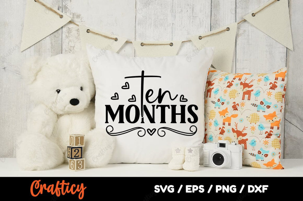 Ten months SVG Design - So Fontsy