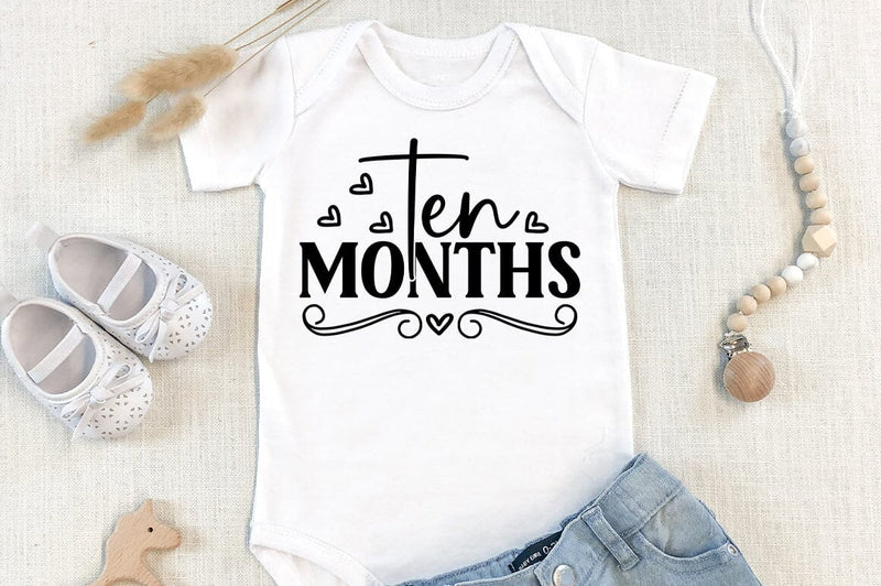 Ten months SVG Design - So Fontsy