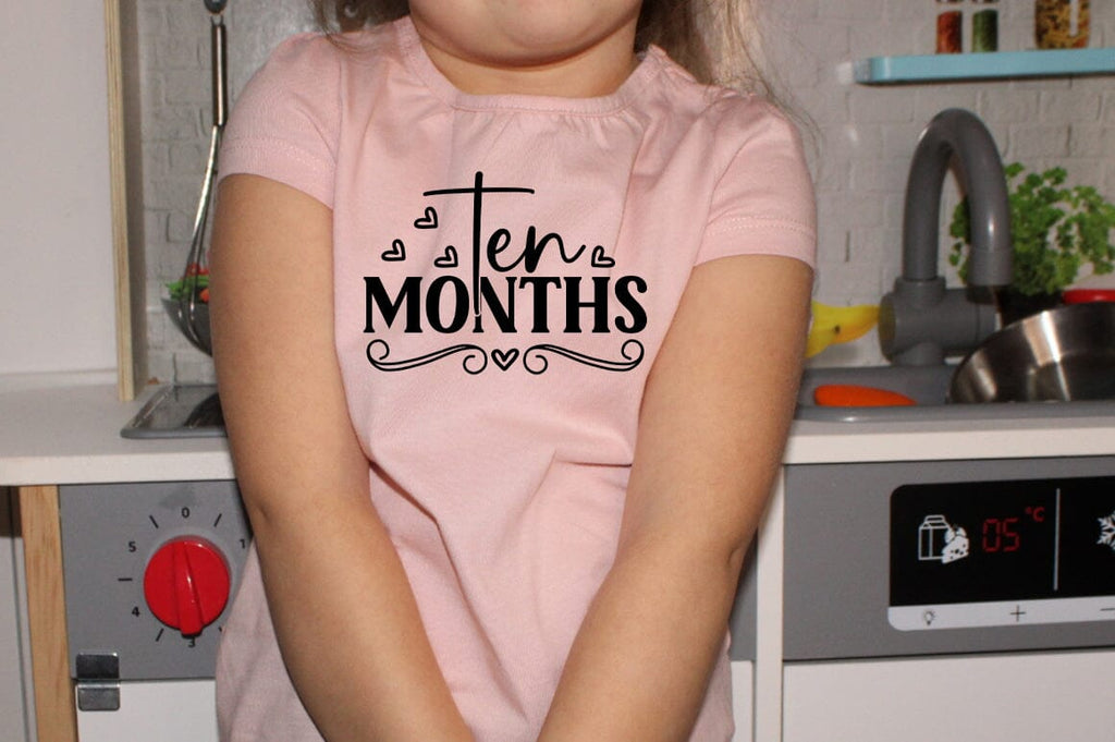 Ten months SVG Design - So Fontsy
