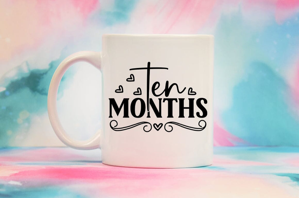 Ten months SVG Design - So Fontsy