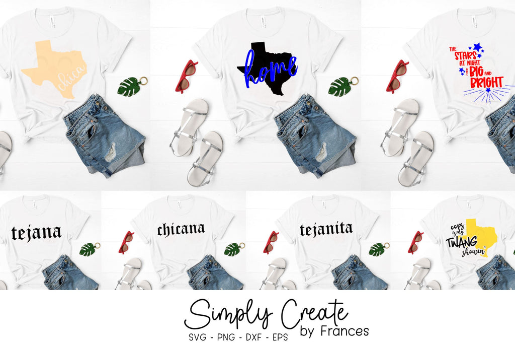 Texas SVG Bundle - So Fontsy