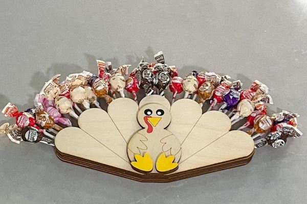 Thanksgiving Turkey Laser SVG File - So Fontsy